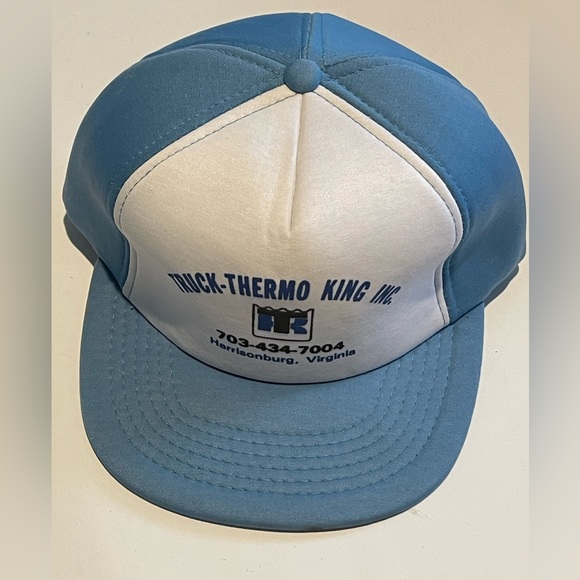 Accessories | Vintage Truckthermo King Trucker Hat Cap Snapback Blue ...